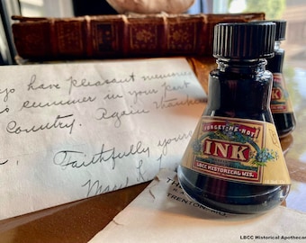 Rose Scented Black Dipping Ink Historical Letter Writing Calligraphy ...