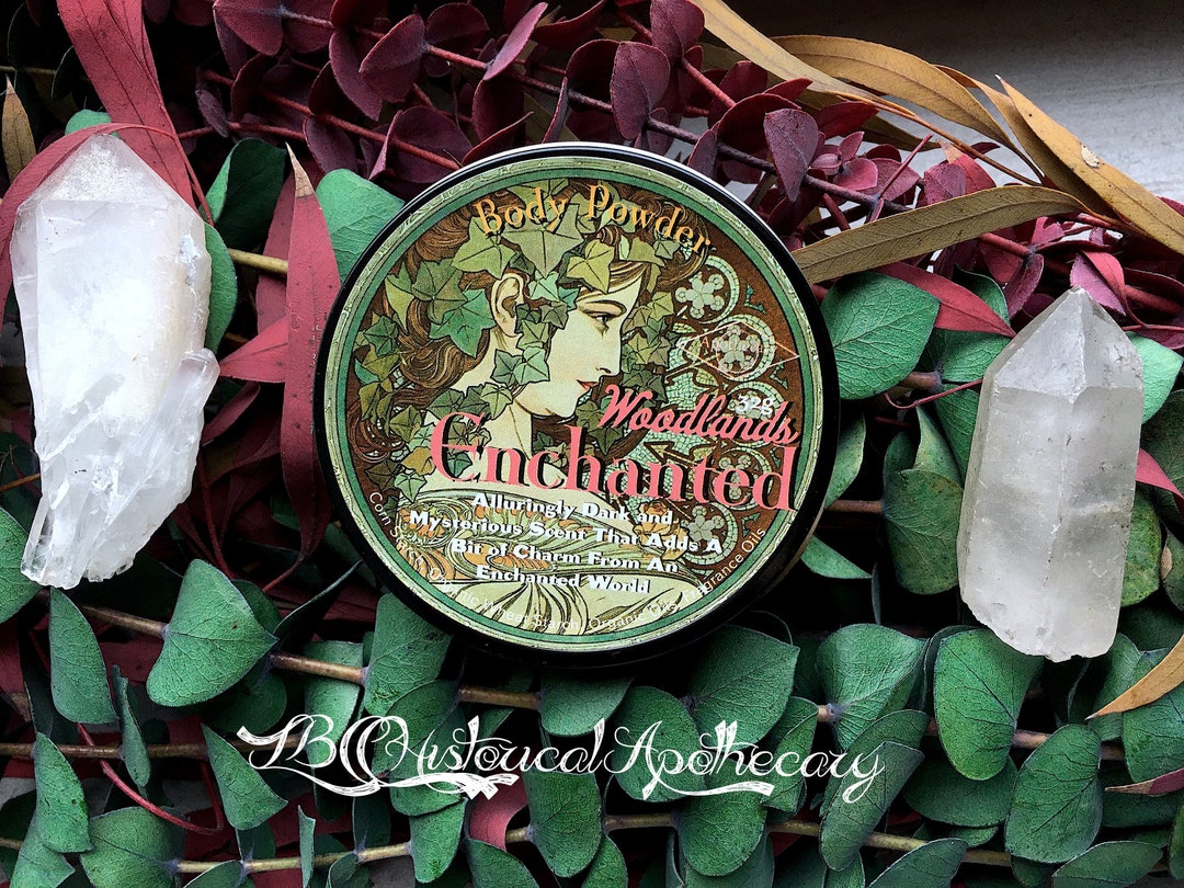 Vegan Enchanted Woodland Body Powder: Natural Botanical Scent - Etsy