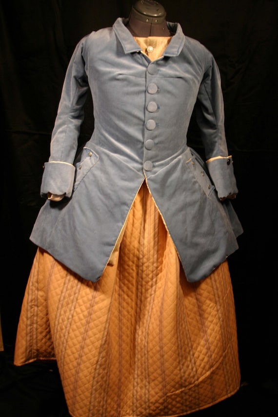 Items similar to 1730 - 1760's Riding Habit 18th Century - Made To ...