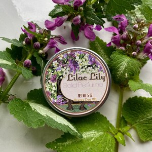 Vegan Solid Perfume Lilac Lily 1920 1930 Art Deco Victorian Scent - Etsy