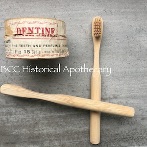 Short Round Kids Wooden Toothbrush Eco Friendly Bamboo Biodegradable ...