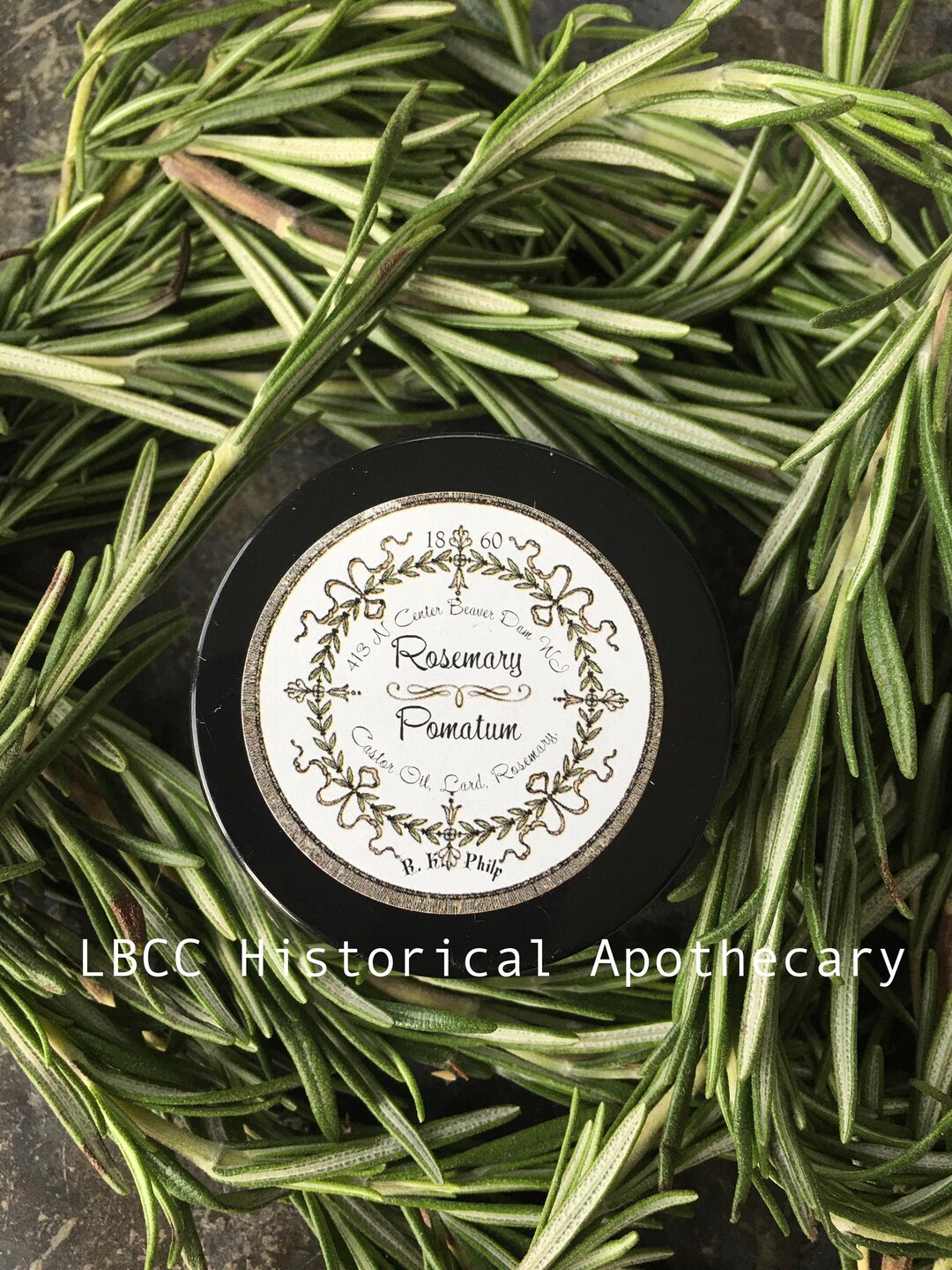 All Natural 1860 Rosemary Soft Pomatum or Pomade Civil War Pomade Soft ...