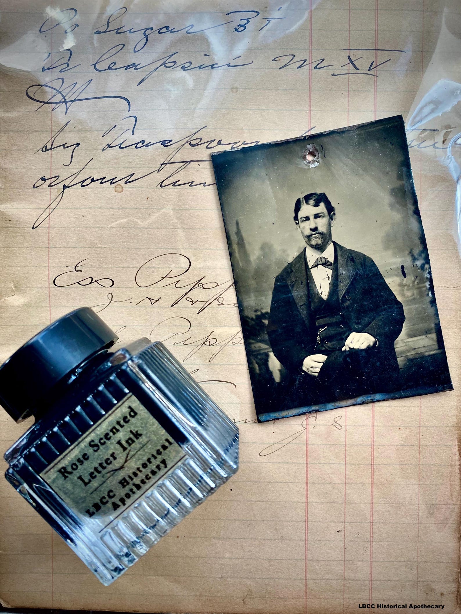 NEW: Rose Scented Black Dipping Ink Historical Letter Writing ...