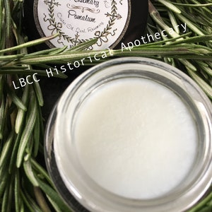 All Natural 1860 Rosemary Soft Pomatum or Pomade Civil War Pomade Soft ...