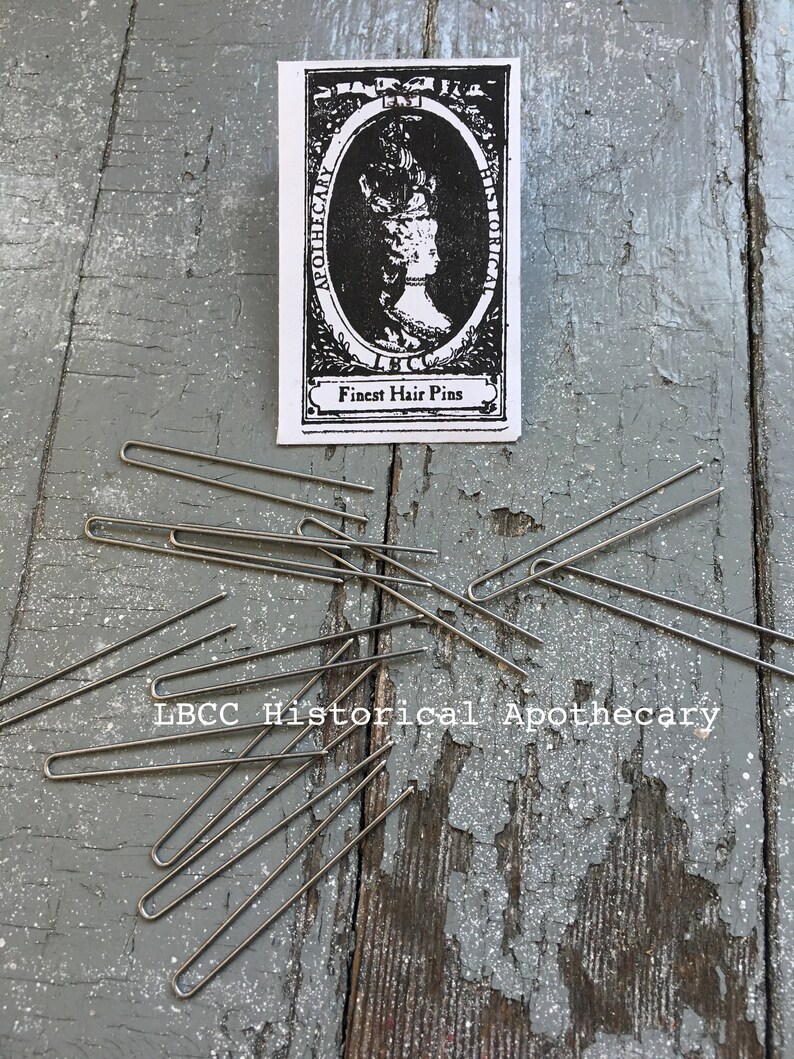 Long 2.5 Steel Hair Pins For Historical Hair Styling | Etsy
