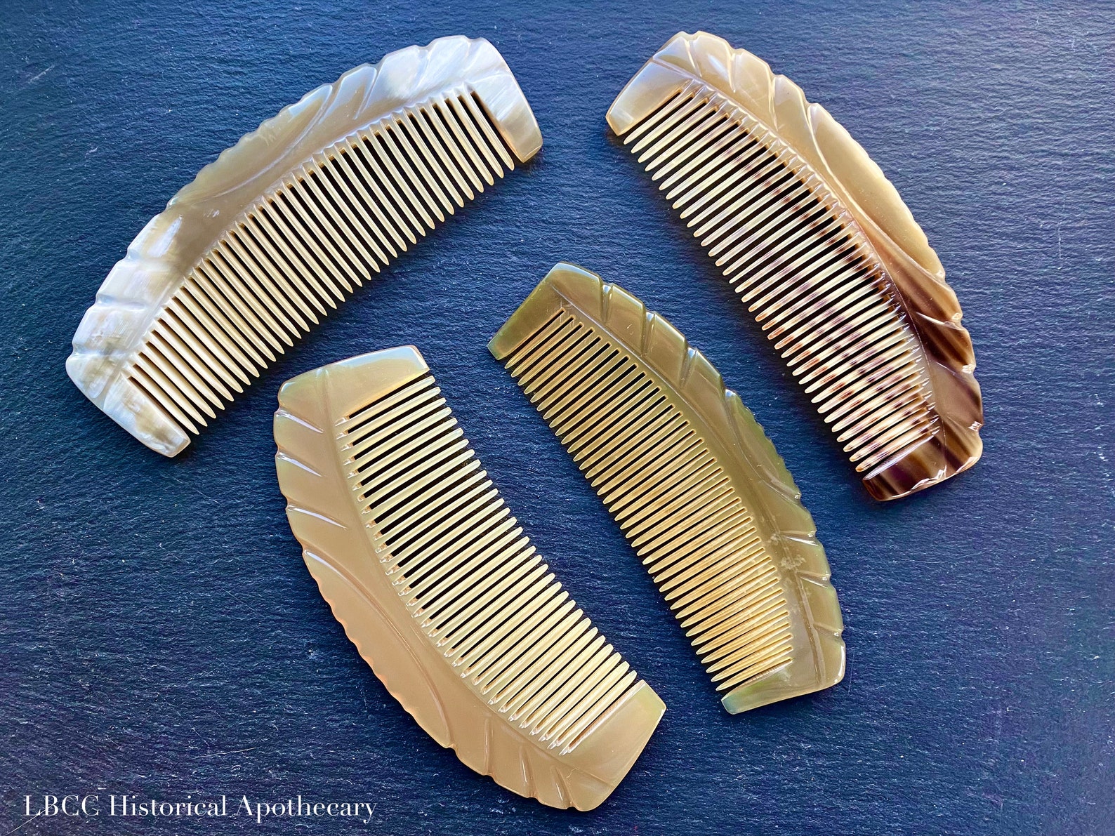 Art Deco Horn Comb Narrow-toothed Comb Vintage Vanity 1920's 1930's ...