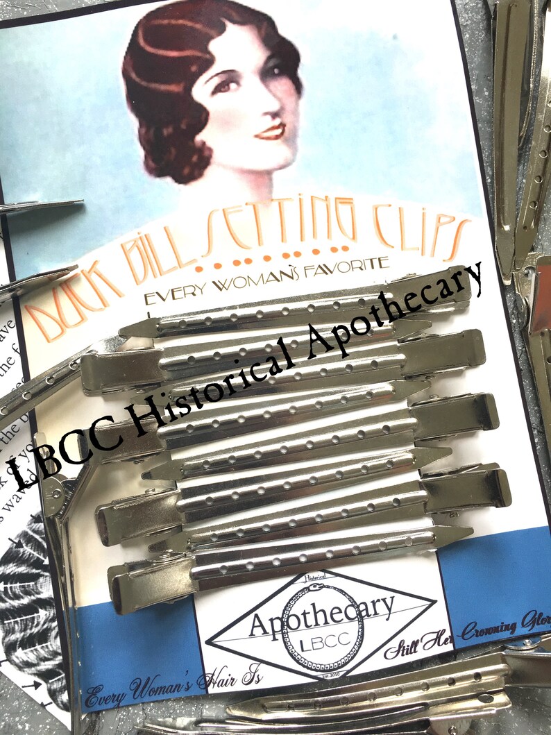 Vintage Hairstyling Duckbill Hair Clip Marcel Waves Vintage | Etsy