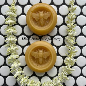 DIY Pure Beeswax Rounds Historical Crafting Honey Bee Molded Wax Rounds ...