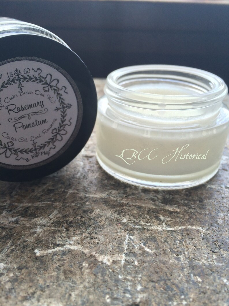 All Natural 1860 Rosemary Soft Pomatum or Pomade Civil War | Etsy