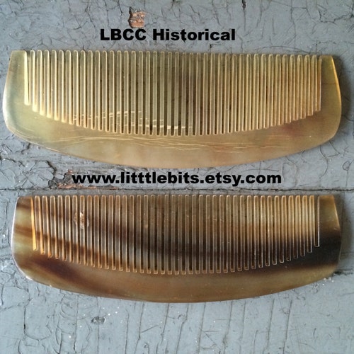 A Fine Horn Comb Historical Gentleman's Historical Gift - Etsy