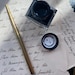NEW: Rose Scented Black Dipping Ink Historical Letter Writing ...