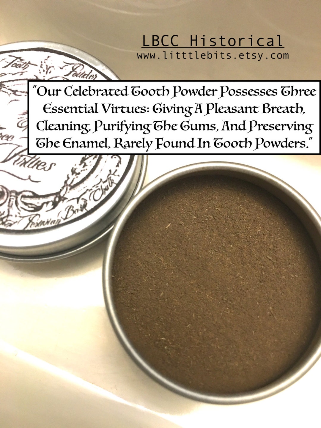 Civil War Tooth Powder of the Three Essential Virtues 1860 - Etsy Canada