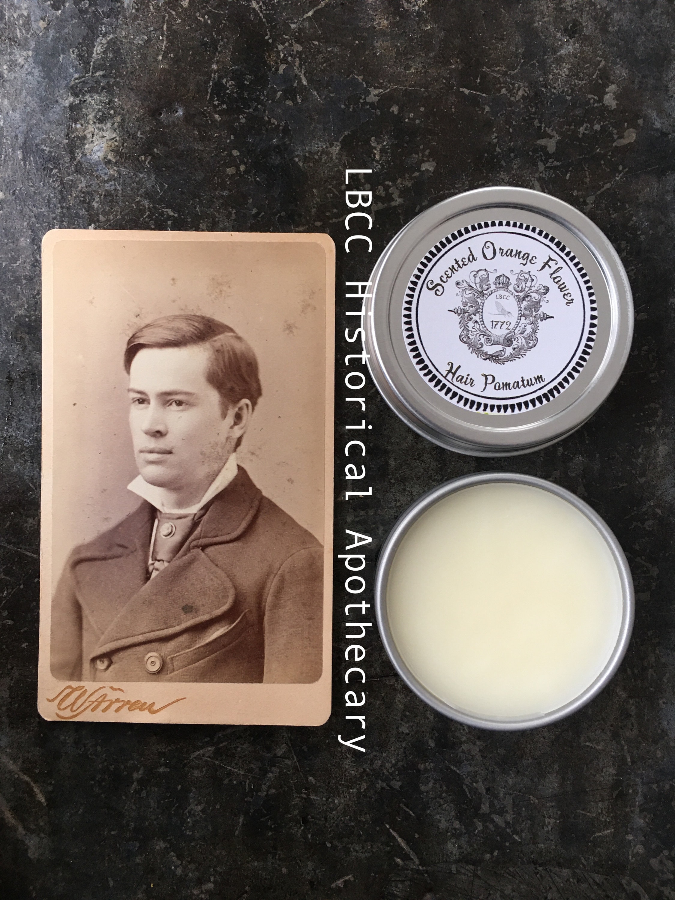 Orange Flower Pomade Historical Shiny Curls Historical Pomade | Etsy