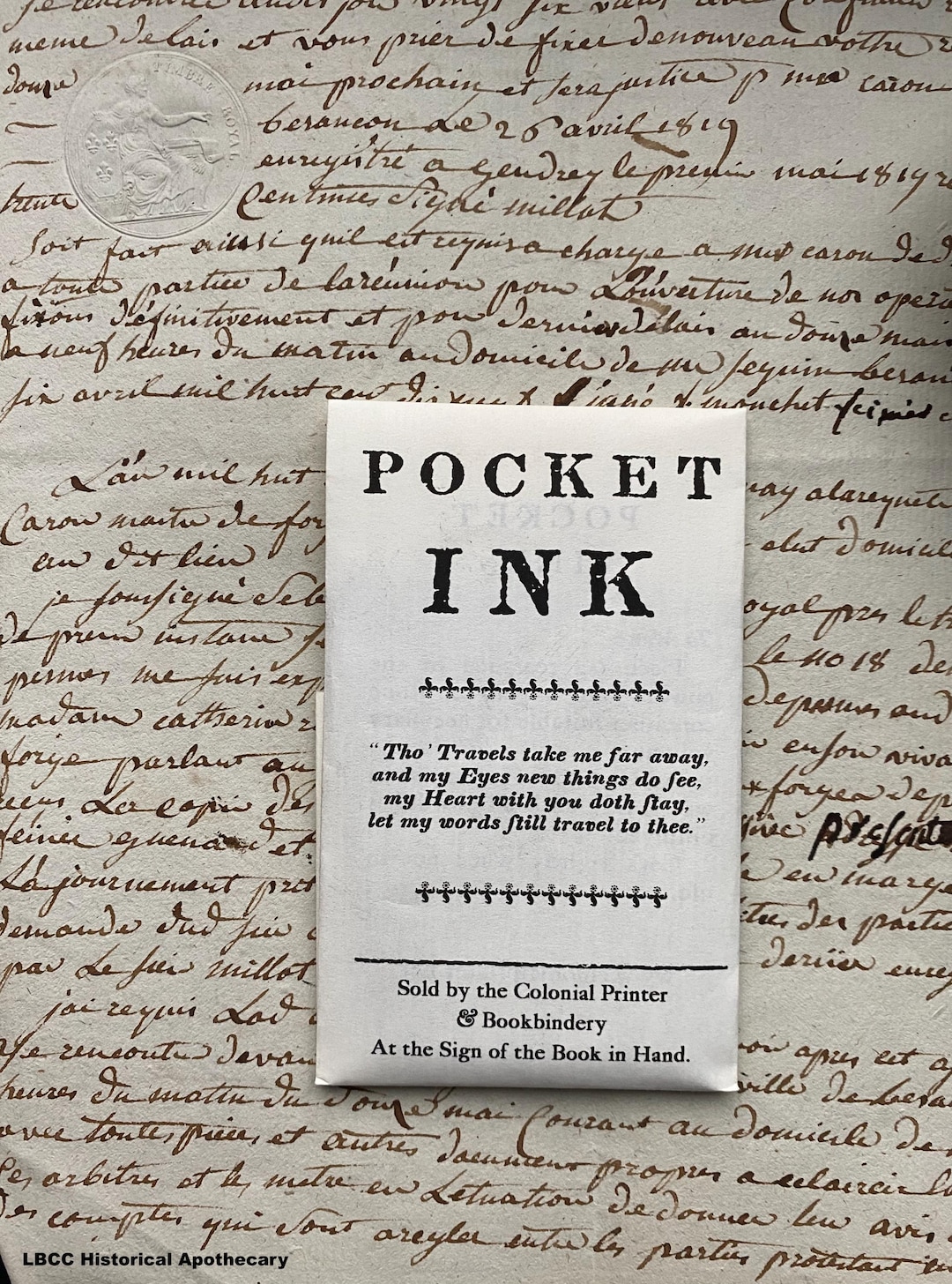 18th Century Pocket Ink Powder: DIY Writing Ink Mix - Etsy