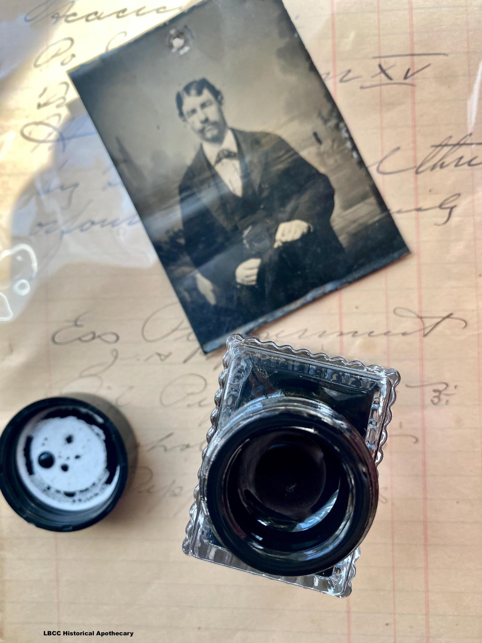 NEW: Rose Scented Black Dipping Ink Historical Letter Writing ...