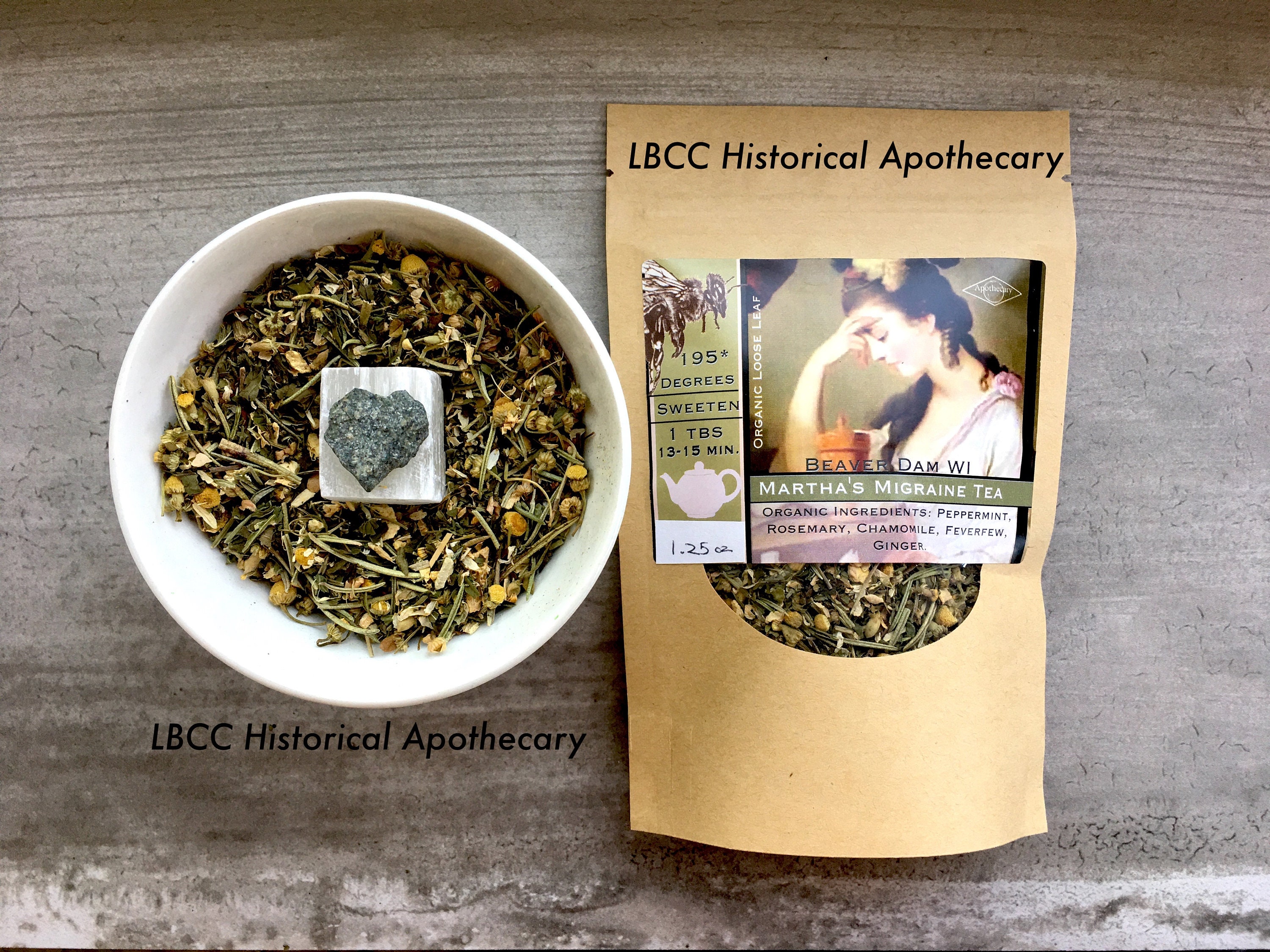 Martha Ballard's Megrim Tea: Organic Herbal Blend - Etsy
