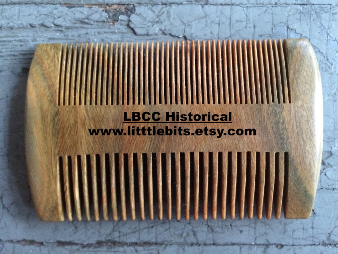 A Fine Double Toothed Historical Comb Fine Gentleman's Comb Natural ...