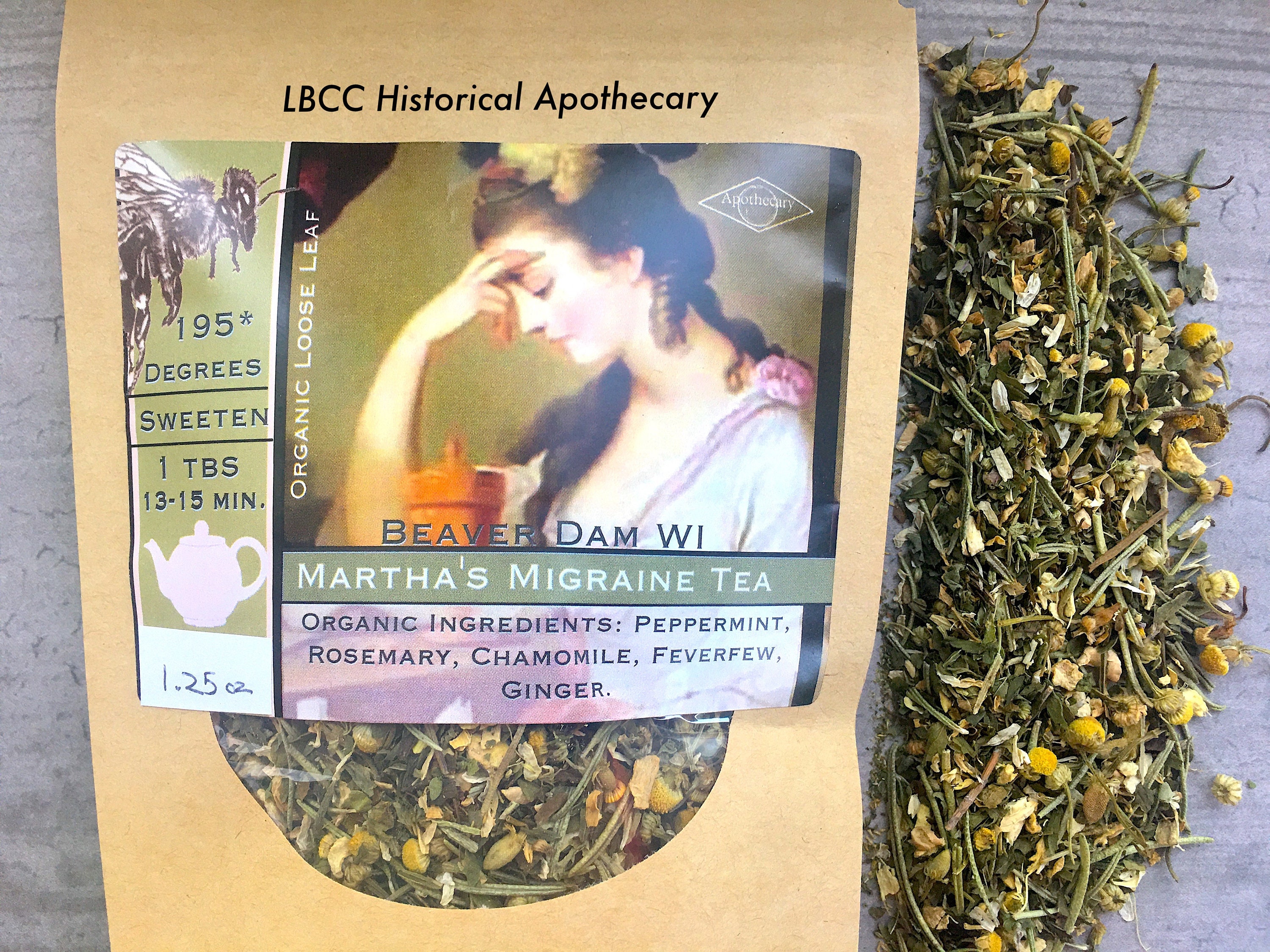 Martha Ballard's Megrim Tea: Organic Herbal Blend - Etsy