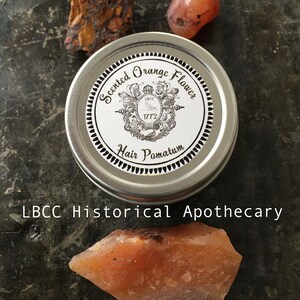 Orange Flower Hair Pomatum: 18th Century Historical Pomade - Etsy