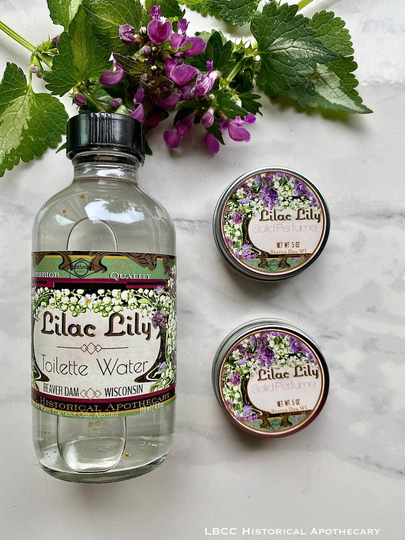 Vegan Solid Perfume Lilac Lily 1920 1930 Art Deco Victorian Scent - Etsy