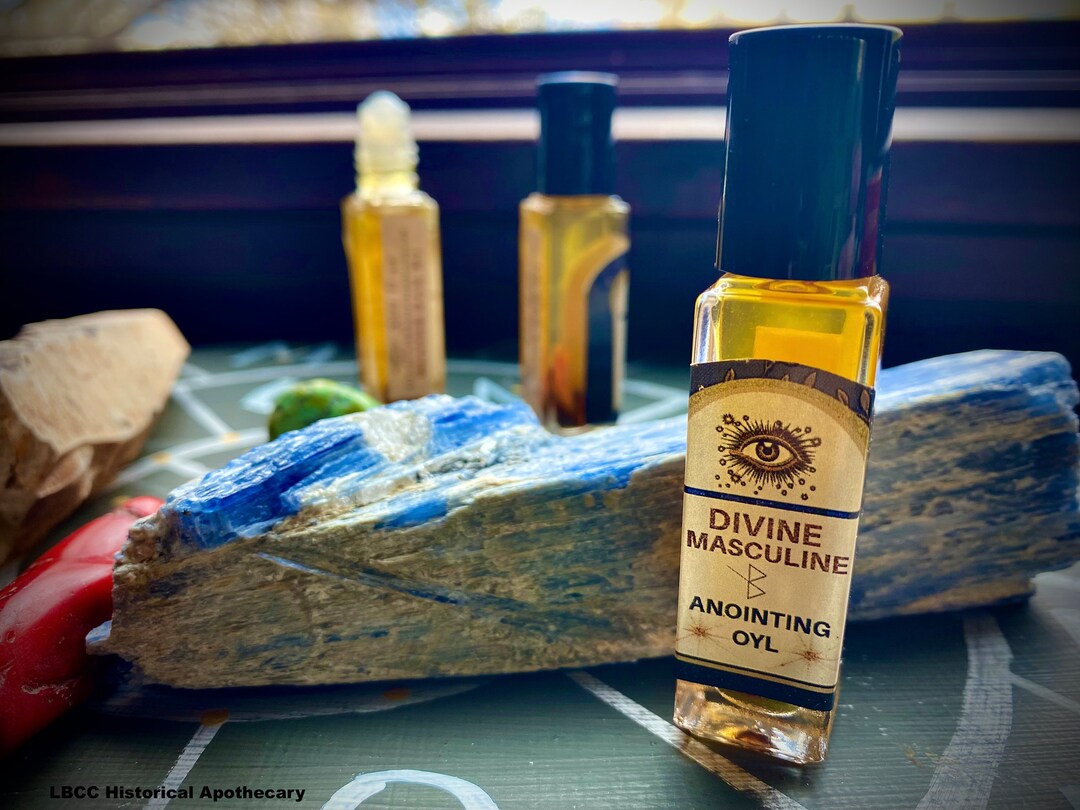Divine Masculine Anointing Oil: Ancient Alchemy, Meditation Work - Etsy