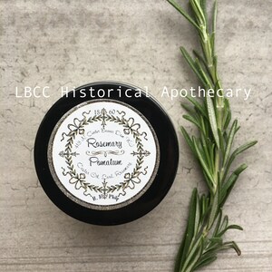 All Natural 1860 Rosemary Soft Pomatum or Pomade Civil War Pomade Soft ...