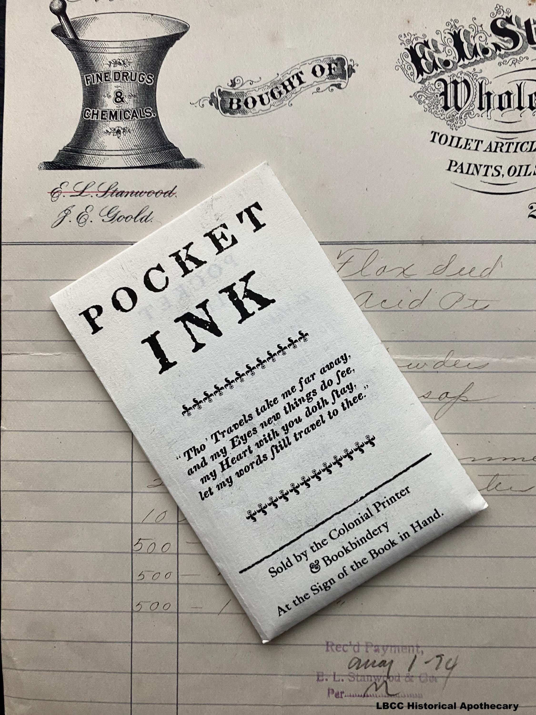 18th Century Pocket Ink Powder: DIY Writing Ink Mix - Etsy