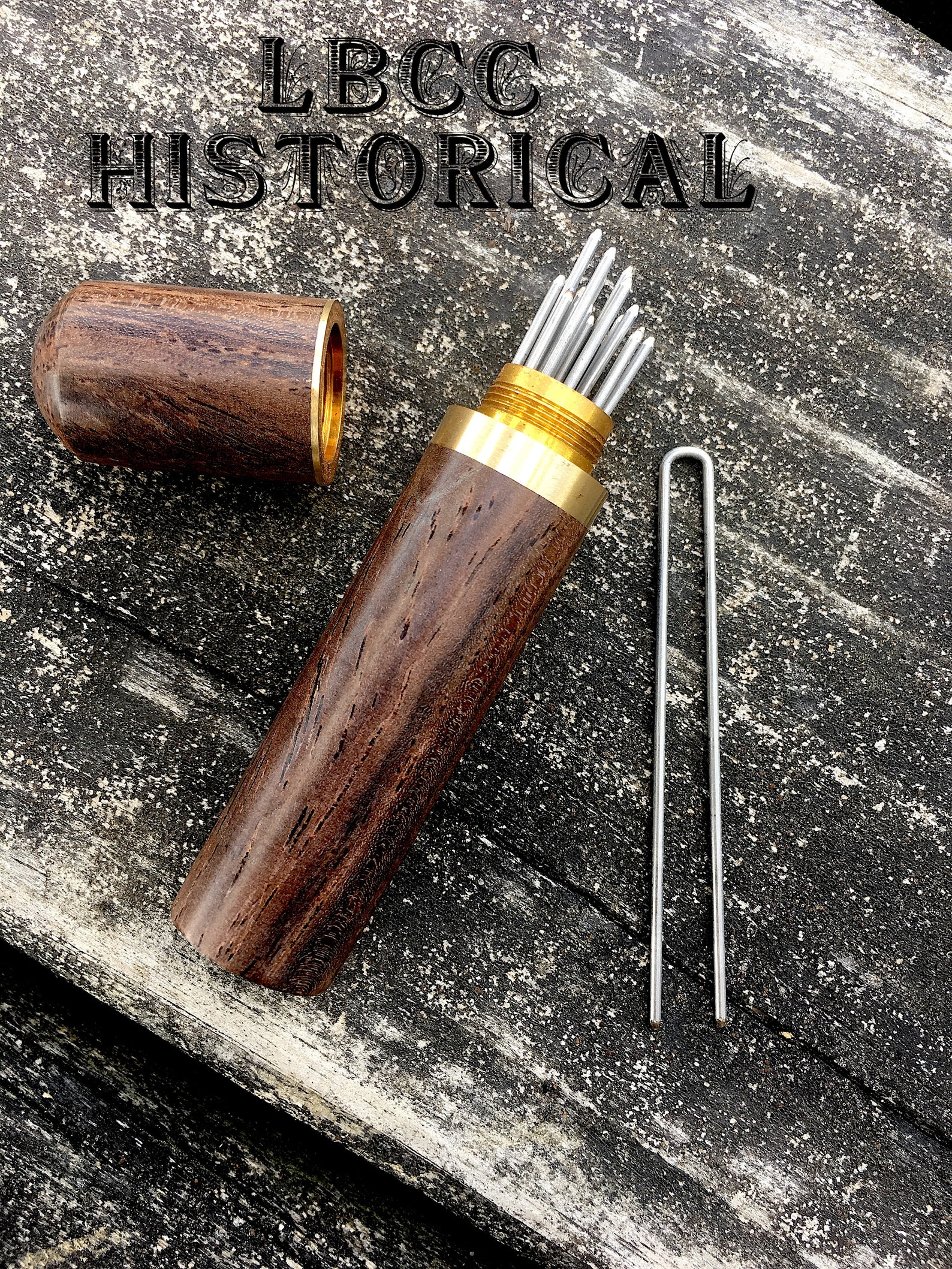 Wooden Hairpin Travel Etui Case 18th Century Hair Regency Hair | Etsy