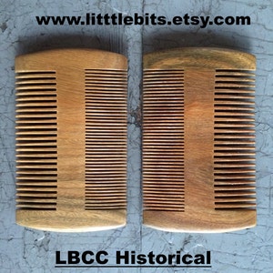 A Fine Double Toothed Historical Comb Fine Gentleman's Comb Natural ...