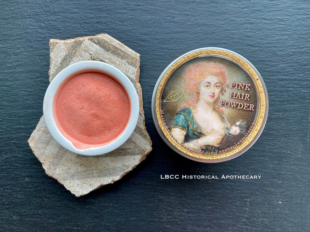 18th Century Pink Hair Powder: Crushed Rose Petals Blush - Etsy