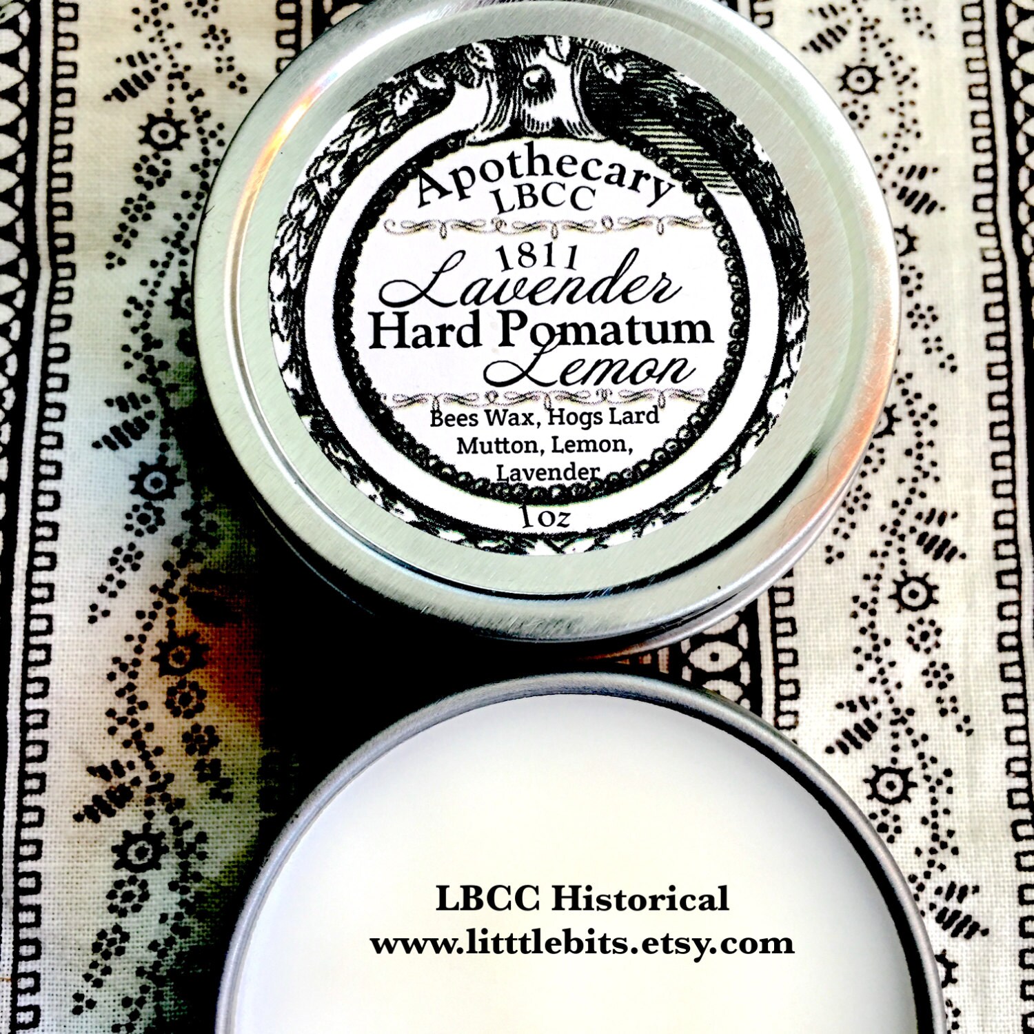 1811 Lavender Lemon Hard Pomatum Pomade For Best Curls Setting | Etsy