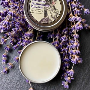 Lavender Hair Pomatum: 1787 Original Recipe Calming Balm - Etsy
