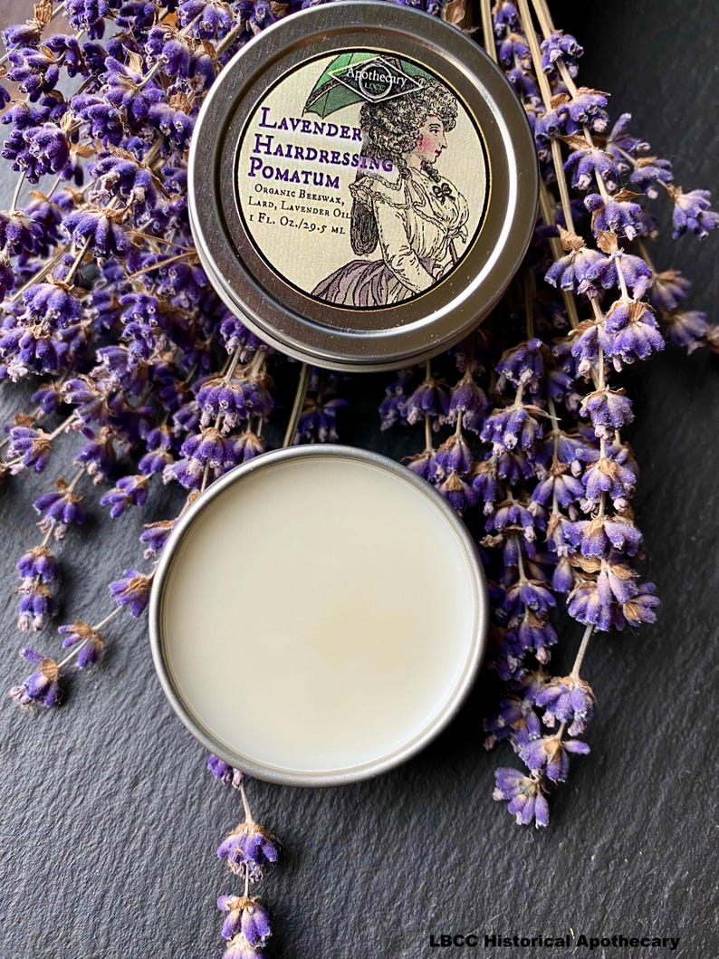 Lavender Hair Pomatum: 1787 Original Recipe Calming Balm - Etsy