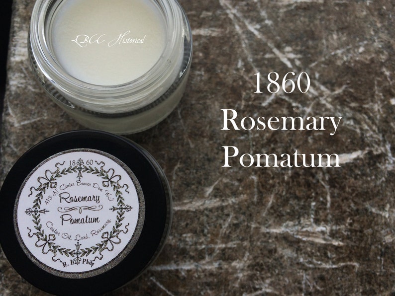 All Natural 1860 Rosemary Soft Pomatum or Pomade Civil War | Etsy