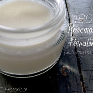 All Natural 1860 Rosemary Soft Pomatum or Pomade Civil War Pomade Soft ...