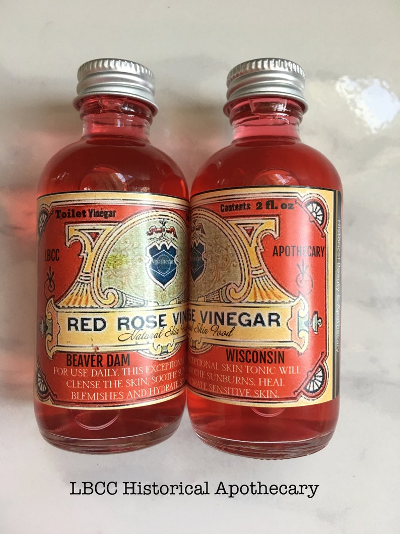 Vegan Red Rose Vinegar Facial Toner - Skin Smoothing - Etsy