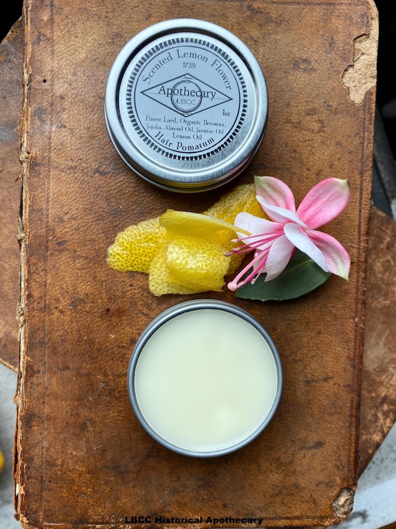 Lemon Flower Hair Pomatum: 18th Century Historical Hairstyle - Etsy