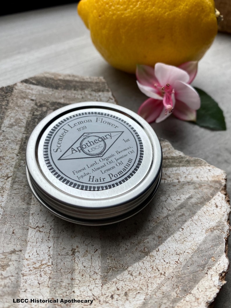 Lemon Flower Hair Pomatum: 18th Century Historical Hairstyle - Etsy