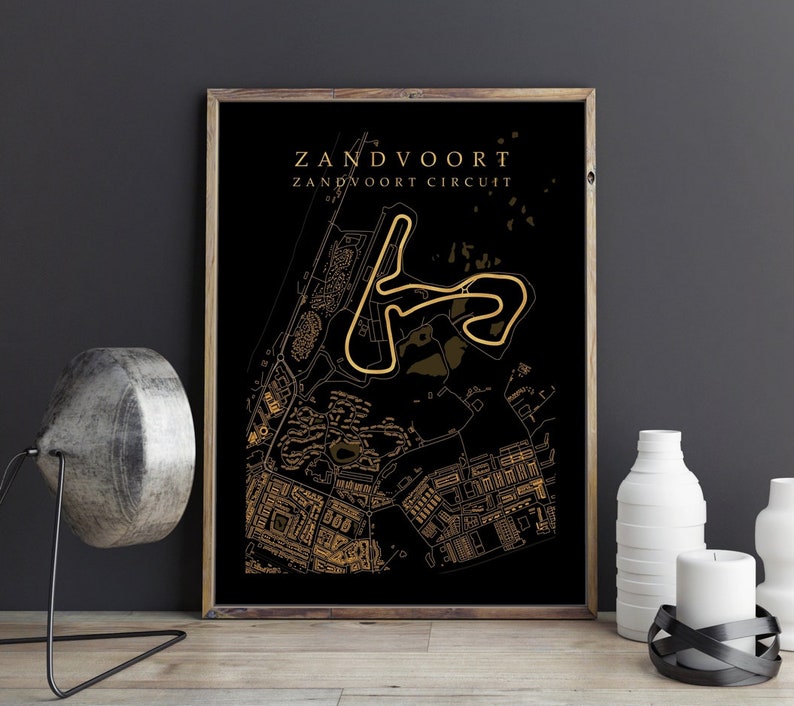 GP NETHERLANDS Zandvoort Circuit Dutch Formula One Race Track Poster - Etsy