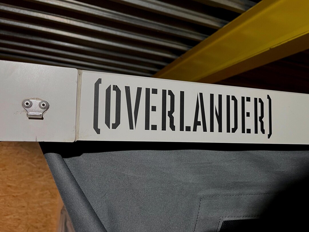 OVERLANDER Decal, Mountain Trees, off Road Window Decal, Wilderness ...