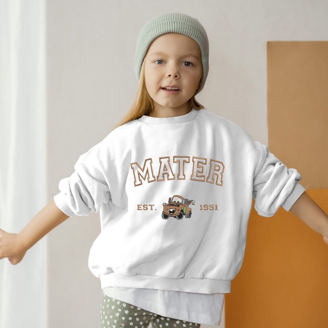 Cars Lightning Mcqueen and Sally Embroidered Sweatshirt, Cartoon Funny ...