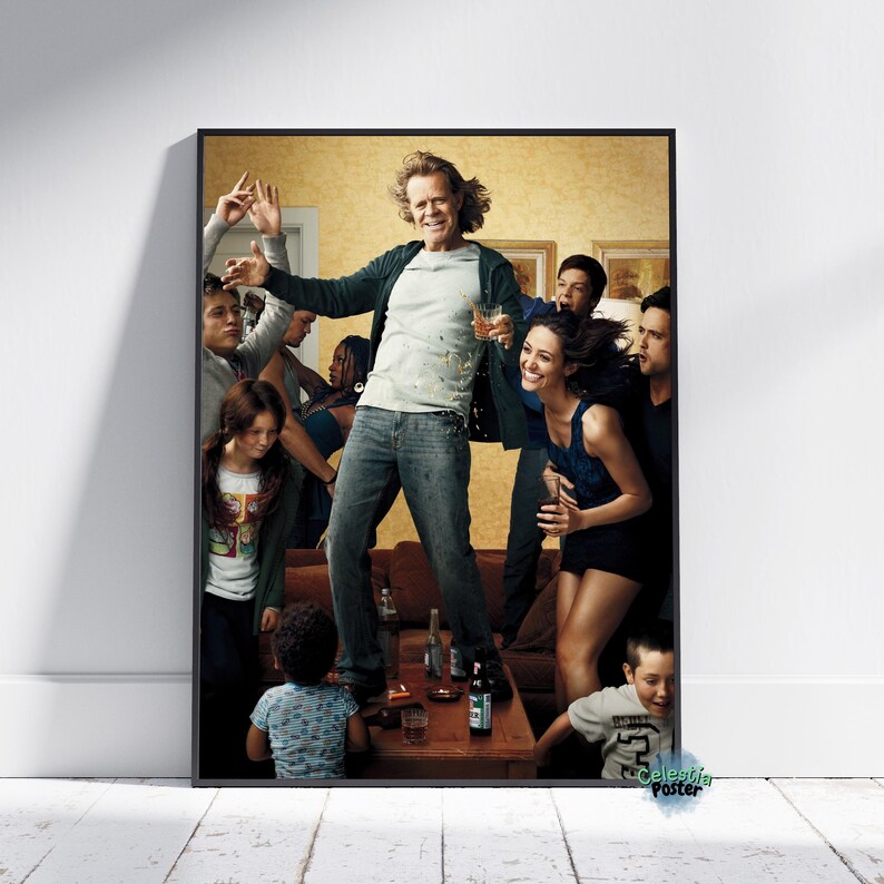 Shameless Poster, Gallagher Family Wall Art, Rolled Canvas Print, Gift ...