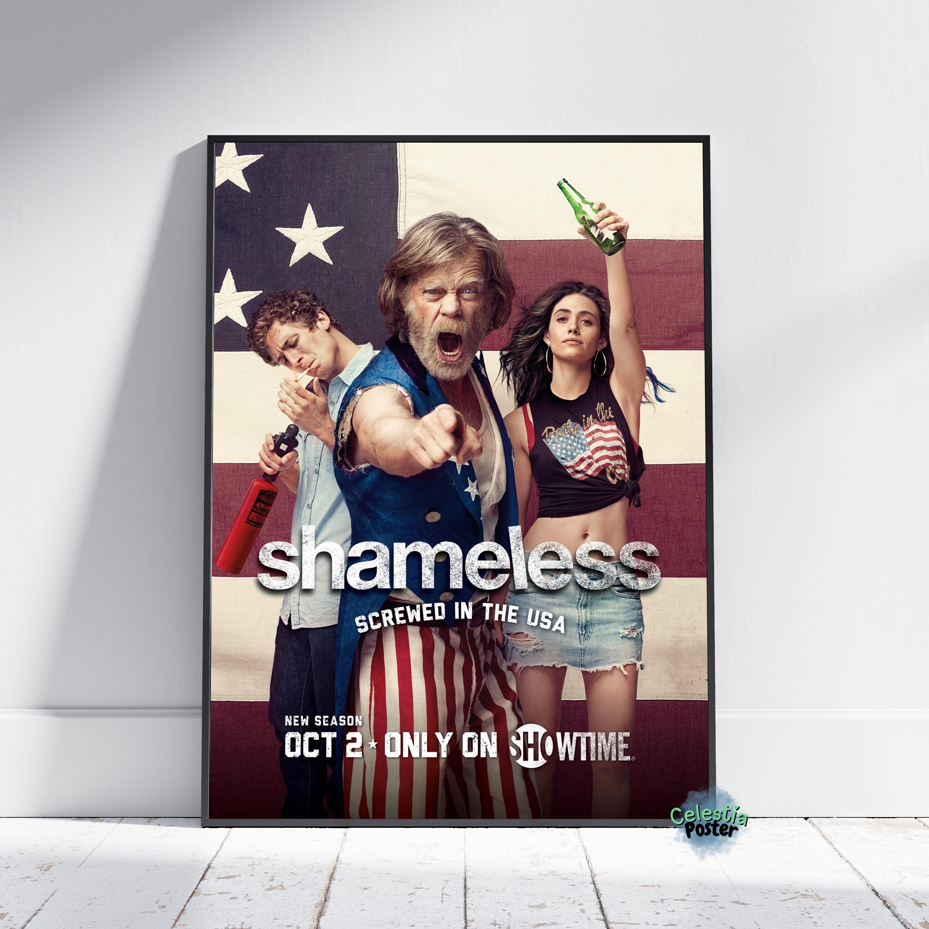 Shameless Poster, Gallagher Family Wall Art, Rolled Canvas Print, Gift ...