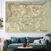 The Legend of Zelda Map Poster Print, Hyrule Wall Art, Rolled Canvas ...