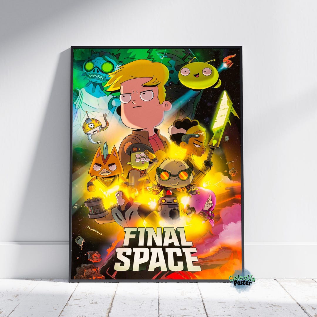 Final Space Poster, Gary Goodspeed Wall Art, Rolled Canvas Print, Gift ...