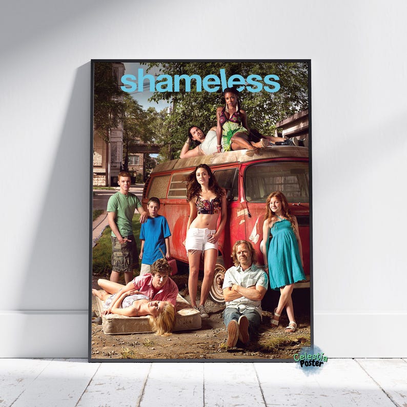 Shameless Poster, Gallagher Family Wall Art, Rolled Canvas Print, Gift ...