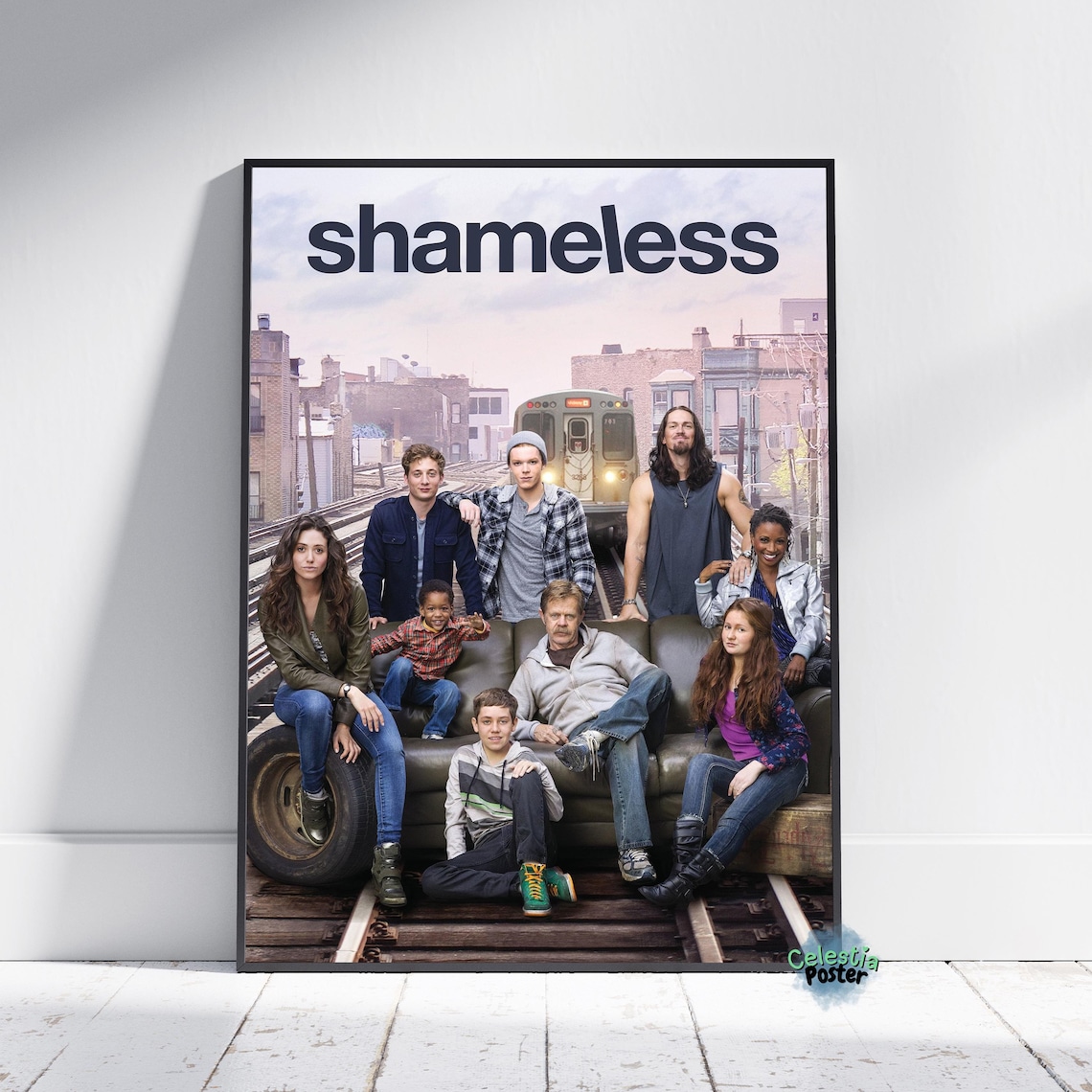 Shameless Poster, Gallagher Family Wall Art, Rolled Canvas Print, Gift ...