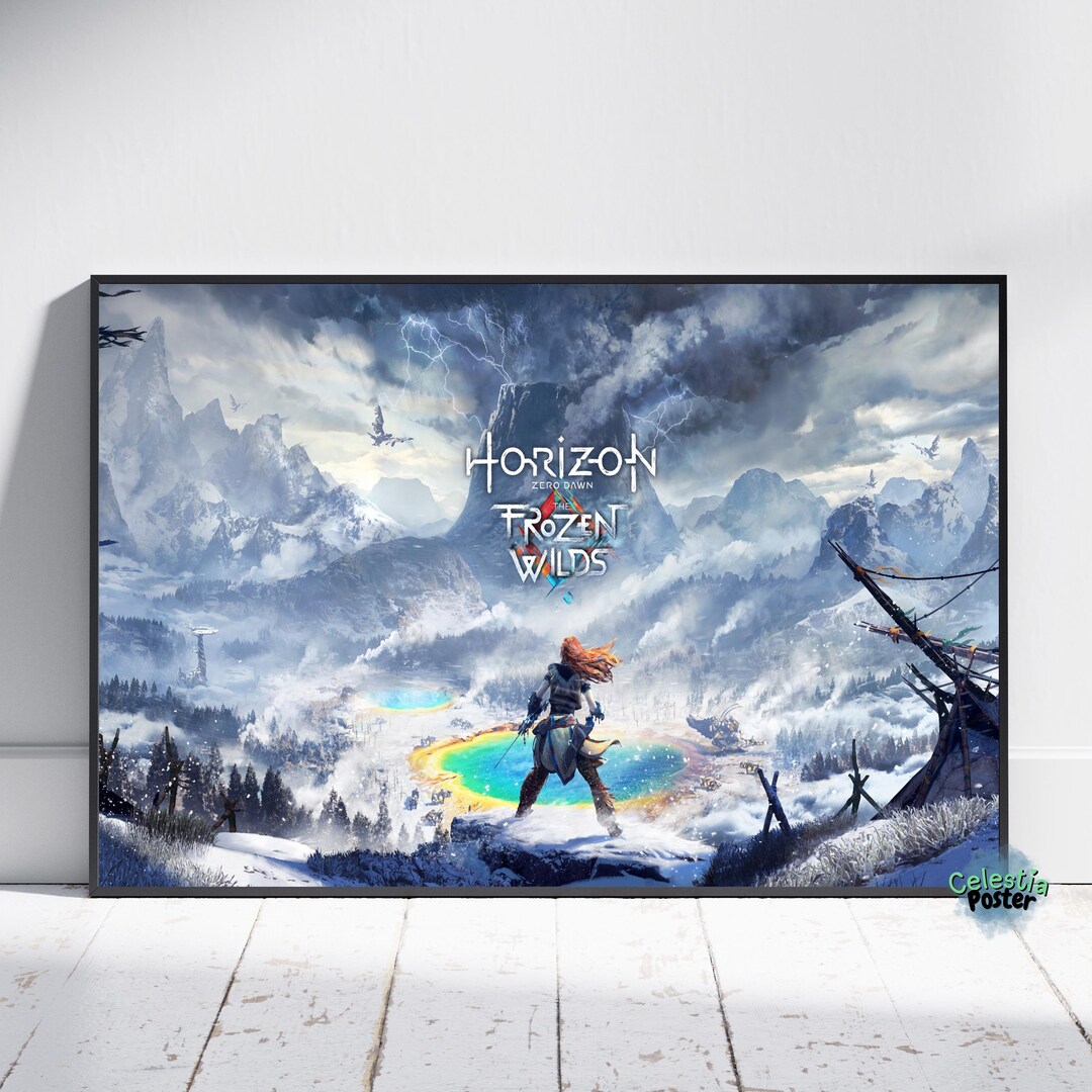 Horizon Zero Dawn Poster, Aloy Wall Art, Rolled Canvas Print, Gift Game ...