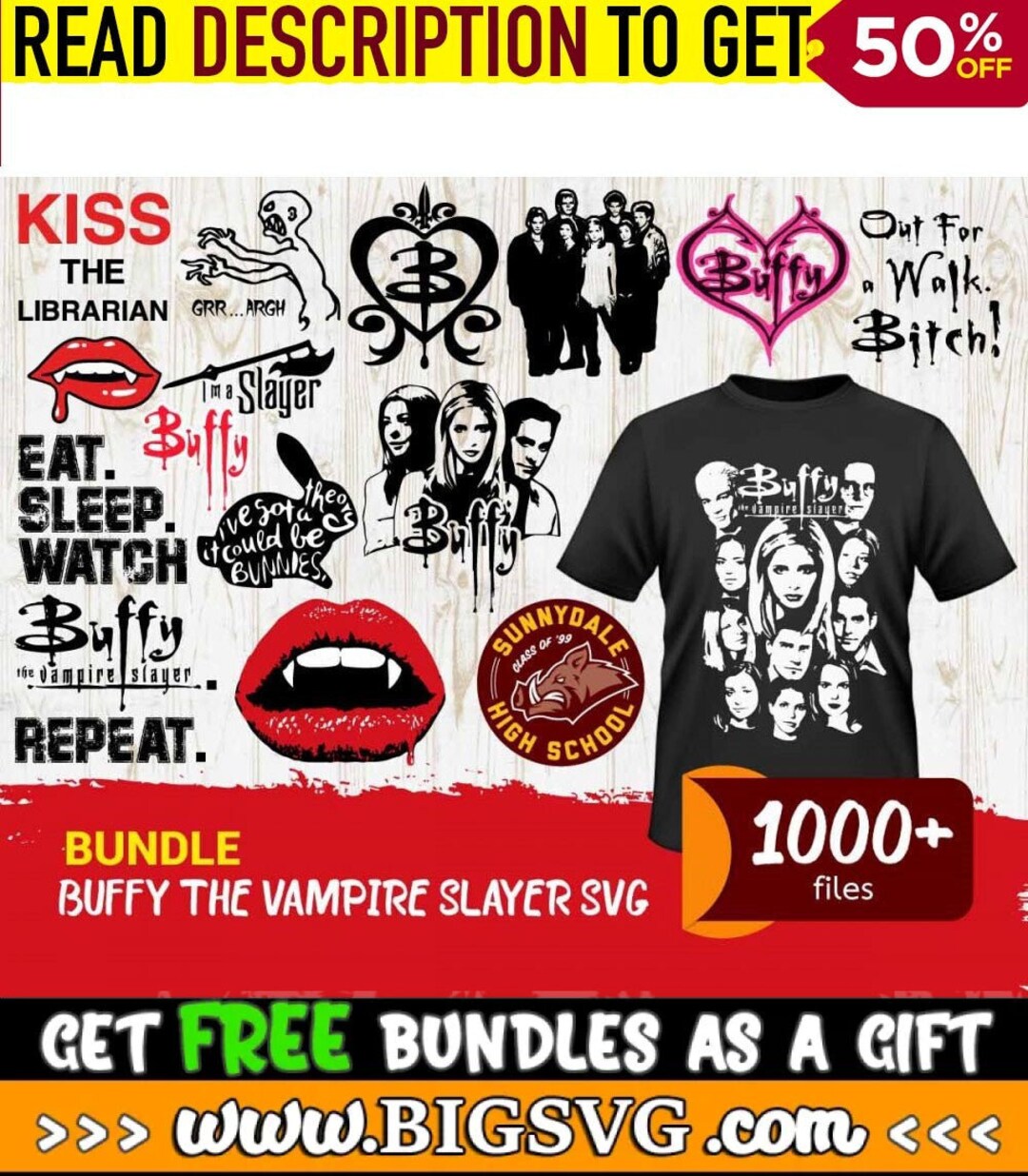 1000 Buffy the Vampire Slayer Svg Bundle, Vampire Slayer, Buffy ...