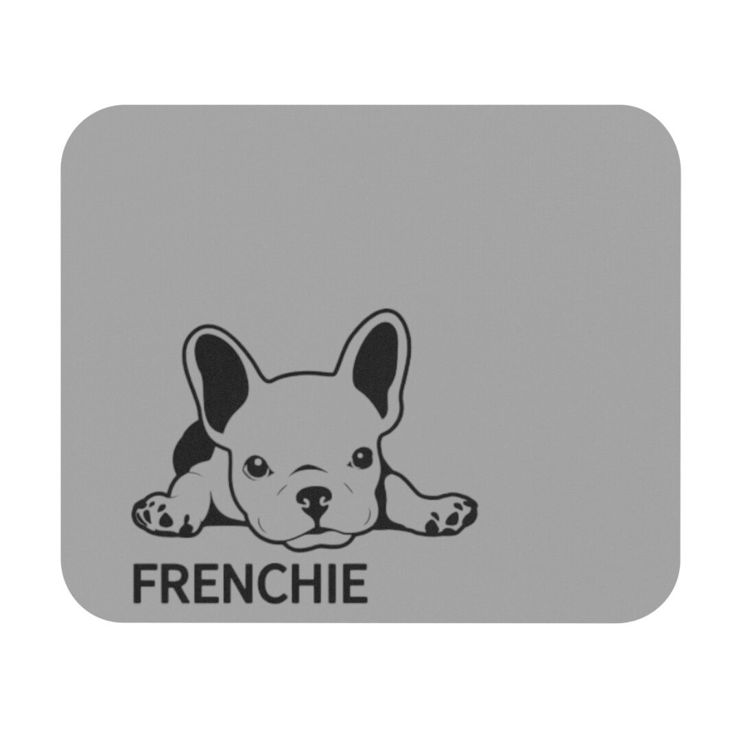 French Bulldog Mouse Pad - Cute Frenchie Puppy Design for Computer Work ...